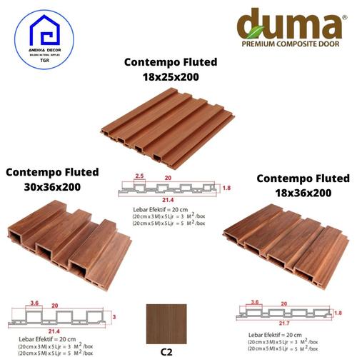 Jual Panel dinding WPC Duma Flutted Contempo - Kota Tangerang Selatan ...