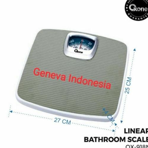 Jual Ready Oxone Bathroom Scale - Timbangan Badan Manual Linear 120Kg ...