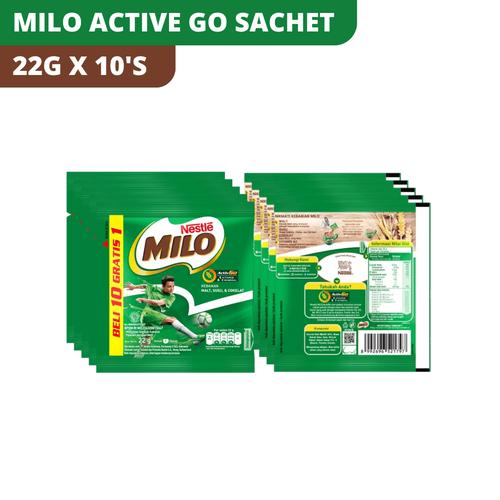 Jual MILO ACTIVE GO SACHET 22 GR X 10 SACHET - Kab. Kulon Progo - hw ...