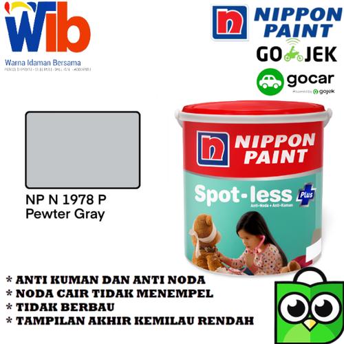 Jual NIPPON PAINT INTERIOR SPOT-LESS PLUS 20 LITER - PEWTER GRAY N 1978P - Kota Bekasi - Warna ...