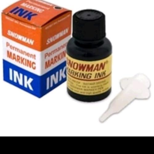 Jual TINTA SPIDOL MARKING/TINTA SPIDOL PERMANENT MERK SNOWMAN - Hitam ...