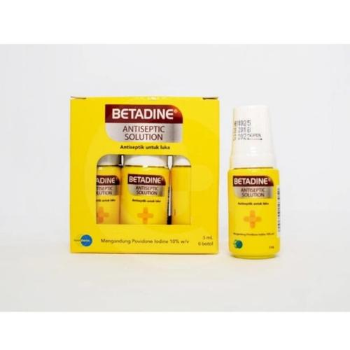 Jual betadine solution 5 ml - Kota Pekanbaru - PT ASLI KHASIAT | Tokopedia
