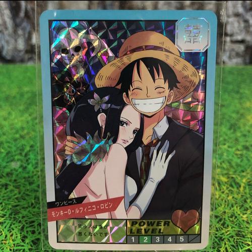 Jual Kartu Fanscard Hologram One Piece WANTED Luffy Boa Hancock Wedding ...
