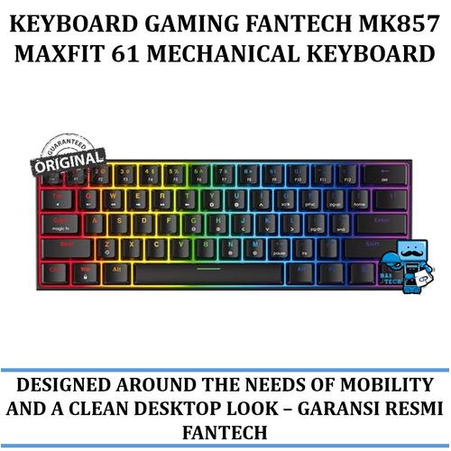 Jual Keyboard Gaming Fantech Mk857 Maxfit 61 Mechanical Keyboard ...
