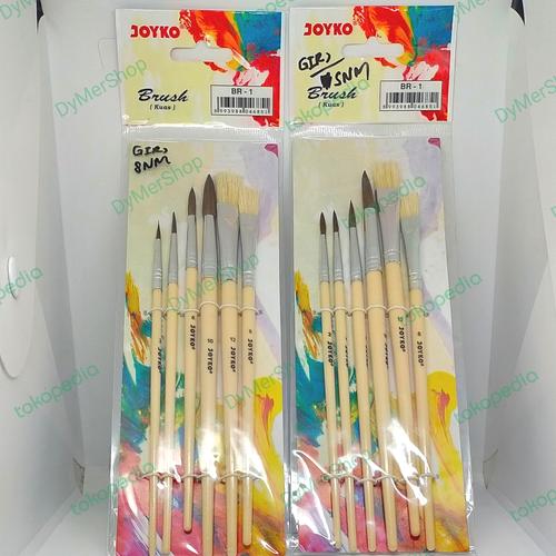 Jual Brush set melukis - kuas set- set alat lukis merk Joyko - Kota ...
