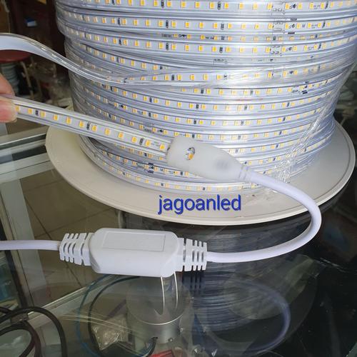 Jual LED Strip Selang 2835 120 LED 220V Tanda Potong 20cm 3000K 6500K ...