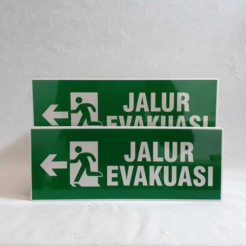 Jual Akrilik Jalur Evakuasi, Akrilik Sign Evakuasi, Rambu Jalur ...
