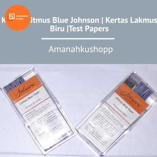 Jual Kertas Litmus Blue Johnson | Kertas Lakmus Biru |Test Papers ...