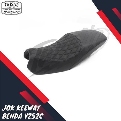 Jual Jok Two Up Seat Motor Keeway Benda V252C V 252 C Wajik Garis ...