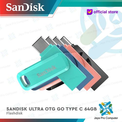 Jual FlashDisk Sandisk Ultra GO OTG Type-C 64GB - Flash Disk 64 GB USB ...