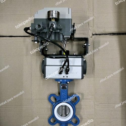 Jual Actuator + Butterfly valve 3" positioner ptfe - Jakarta Barat ...