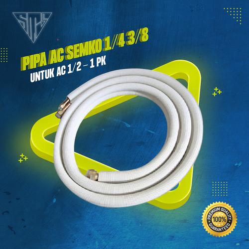Jual Pipa AC SEMKO 1/4 3/8 untuk AC 1/2 - 1 PK R22 - Per Meter - Kota ...