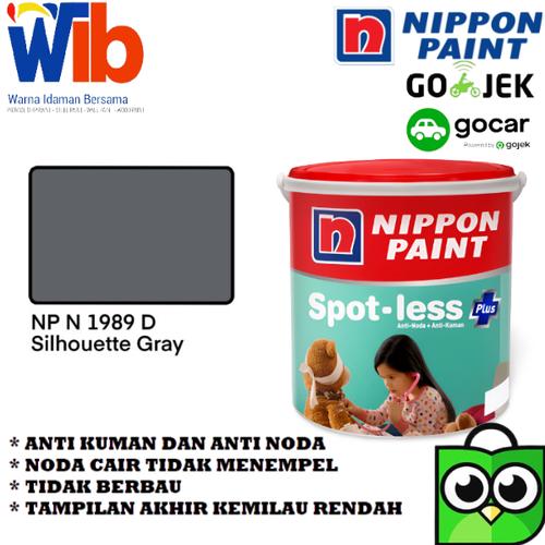 Jual NIPPON PAINT INTERIOR SPOT-LESS PLUS 20L - SILHOUETTE GRAY N 1989D ...