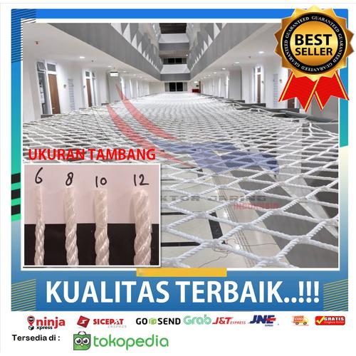 Jual Jaring safety net nylon,jaring outbound ukuran tambang 10mm ...