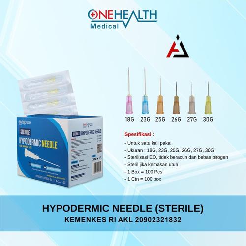 Jual Disposible Needle Onehealth Box isi 100 Pcs 18G 23G 25G 27G 30G - 26G - Jakarta Utara ...