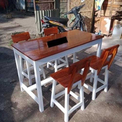 Jual Sale Gercep!!! Meja Makan Set Meja Resto 1Meja 4Kursi Sudah Di ...