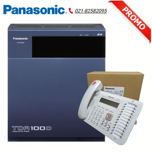 Jual Pabx Panasonic KX-TDA100D Kap. 16 Line 4 Dpt 72 Ext + Telepon KX-DT543 - Kota Bekasi - Pabx ...
