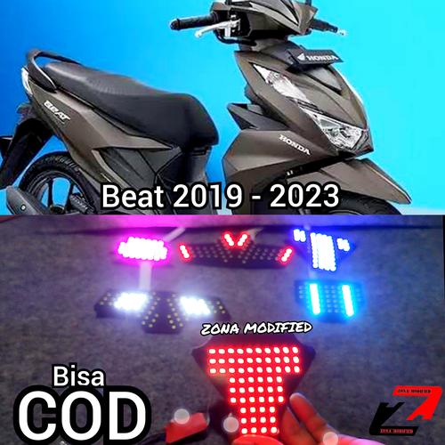 Jual stoplamp running beat deluxe 2019-2023 beat street 8 mode otomatis ...