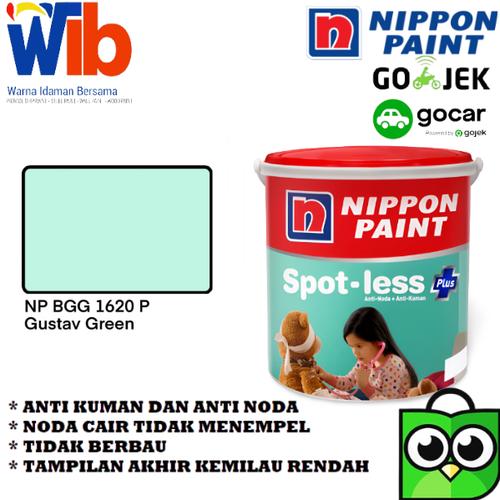 Jual NIPPON PAINT INTERIOR SPOT-LESS PLUS 2.5L - GUSTAV GREEN BGG 1620P ...