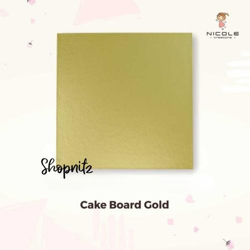 Jual Tatakan Kue Nicole GOLD Cake Board Alas Tatakan Kue Cake Tart - 18 ...