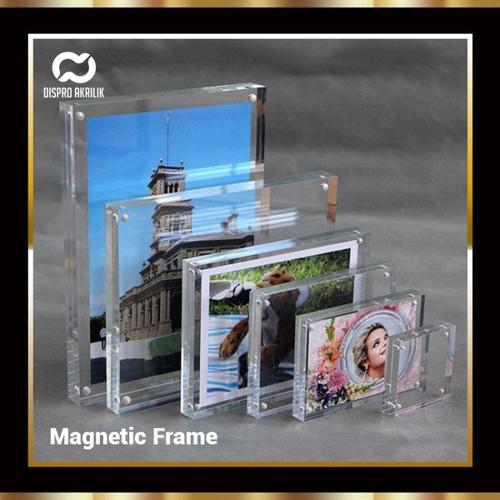Jual Bingkai akrilik magnetik / Frame foto magnetik akrilik 18mm - Kota ...