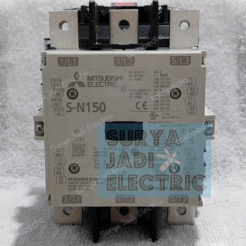 Jual Contactor Kontaktor Mitsubishi SN-150 SN150 S-N150 220V ORIGINAL ...