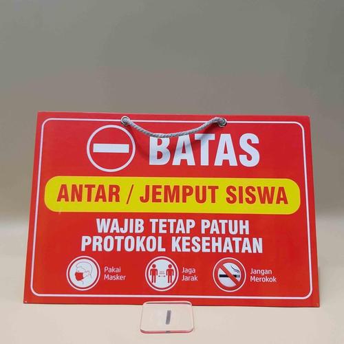 Jual Hard Poster || Batas Antar Jemput Siswa | Poster Sekolah, Poster ...