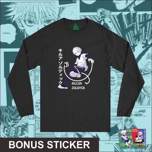 Jual Kaos Baju Anime Killua Zoldyck 3 Hunter X Hunter Lengan Panjang ...
