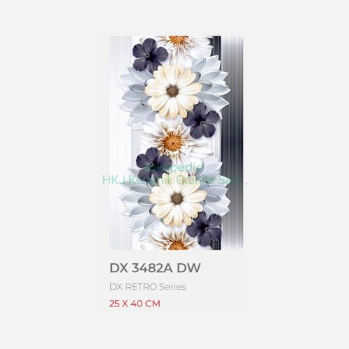 Jual Keramik Dinding Kamar Mandi/Dapur Ikad DX 3482A DW Kasar ukuran ...