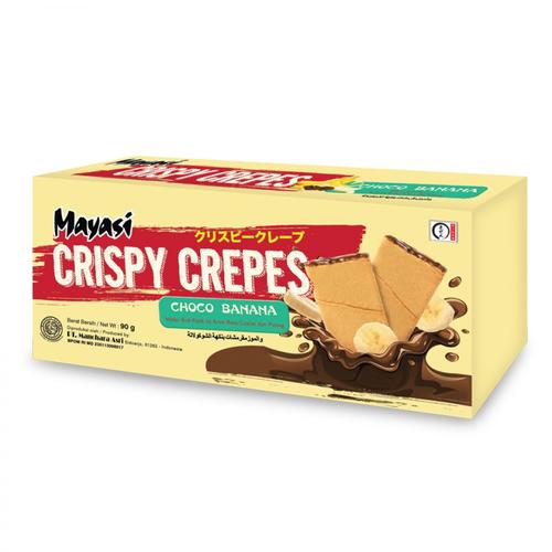 Jual Mayasi Crispy Crepes Choco Banana 90 g Box - Choco Banana - Kota ...