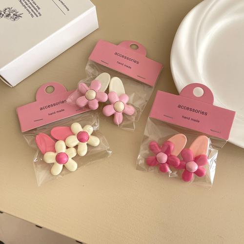 Jual JEPIT PONI BUNGA PINK JEPITAN RAMBUT PIN BANGS HAIRPIN FLOWER ...