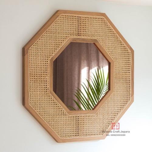 Jual CERMIN - Hiasan Dinding Rotan warna Natural - Kab. Jepara ...