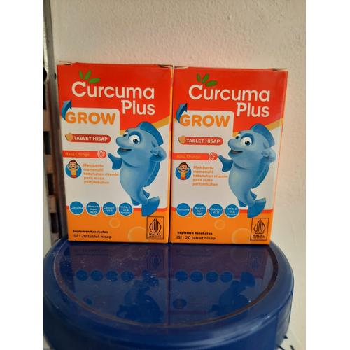 Jual Curcuma Plus GO TALZ Vitamin Anak Isi 20 Tablet Hisap Rasa Jeruk ...