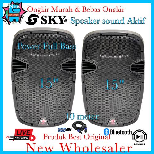 Jual speaker Aktif outdor Sky 15 inch Power full outdoor sound Villa ...