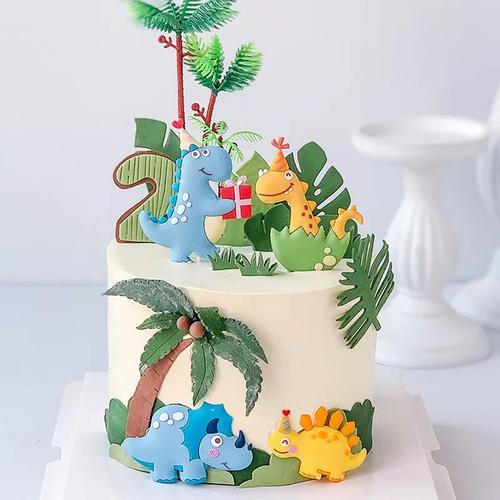 Jual Topper Cake Theme Cute Dinosaurus Rubber / Hiasan Kue Dino Boy ...