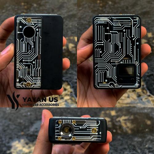 Jual Custom Pattren papan PCB San aio Panel Backdoor Acrylic clear set ...