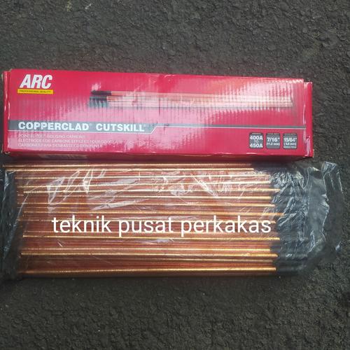 Jual Kawat Las Potong - ARC Gauging Carbon Rod 8×305 Gaujing 50 Pcs ...