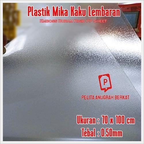 Jual Plastik Mika Transparan Emboss Buram Kaca Es Agenda Lembaran ...
