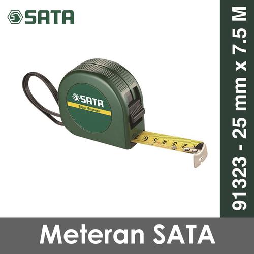 Jual SATA Meteran 25 mm x 7.5 m SATA 7 meter ABS Case Tape Metric SAE ...