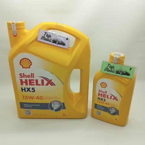 Jual Oli mesin Shell Helix HX5 SAE 15W-40 API SN / CF ACEA A3 / B3 ...