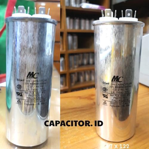 Jual CAPACITOR MC AC RUNNING 50 UF 400-450 VAC 55 UF 400-450 VAC - 55 UF 450 VAC - Jakarta Utara ...