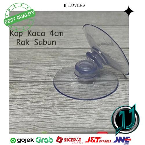 Jual Kop Kaca Tempelan karet Gantungan Bening Serbaguna 4cm - Jakarta ...