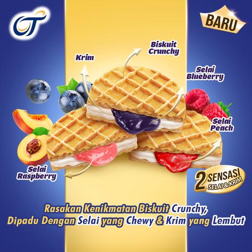 Jual Imperial Creme Biskuit Susu dengan Selai dan Krim per box isi ...