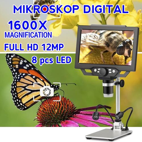 Jual Mikroskop Digital Microscope 1600X 12MP Meterk G1600 - 1200 kali ...