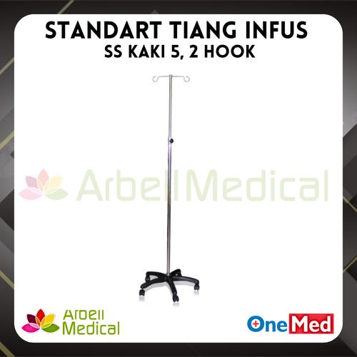 Jual Tiang Infus Stainless Steel Kaki 5 Onemed - Kab. Sidoarjo - arbell ...