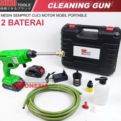 Jual Mesin Cuci Mobil Motor Steam AC Mesin Semprot Baterai Car Wash ...