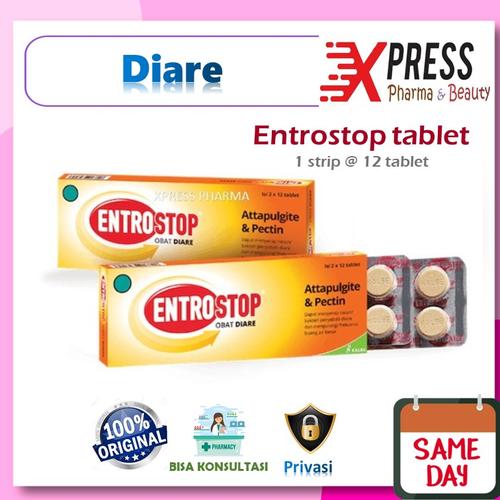 Jual XPRESS Entrostop Obat Diare tablet Strip - Entrostop1Strip - Kota ...
