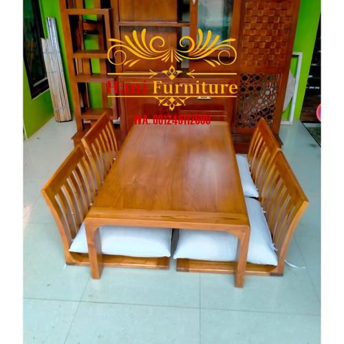 Jual meja makan lesehan jepang || meja lesehan minimalis natural hjf ...