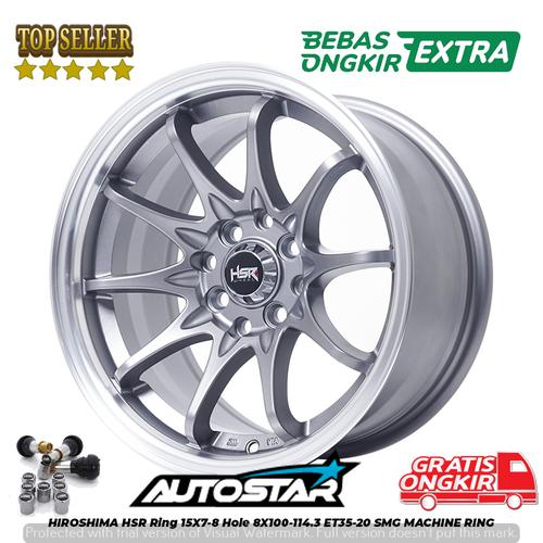 Jual VELG HSR HIROSHIMA R15 BUAT MOBIL Ayla, Calya, Corolla, - Jakarta ...