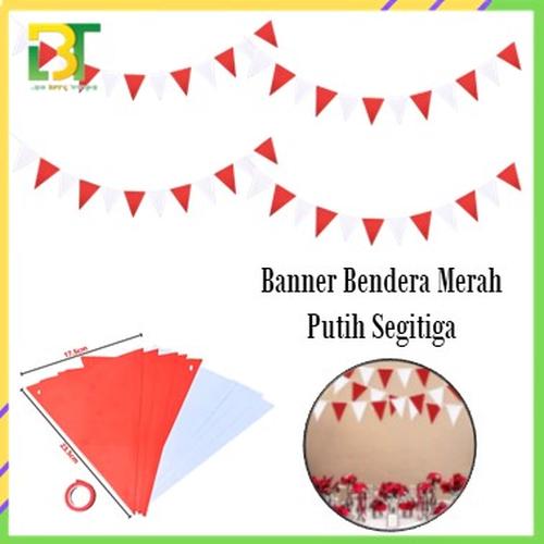 Jual LBT Bendera Merah Putih Segitiga 9 Pcs Banner Kemerdekaan HUT RI - Kab. Tangerang - Lapak ...